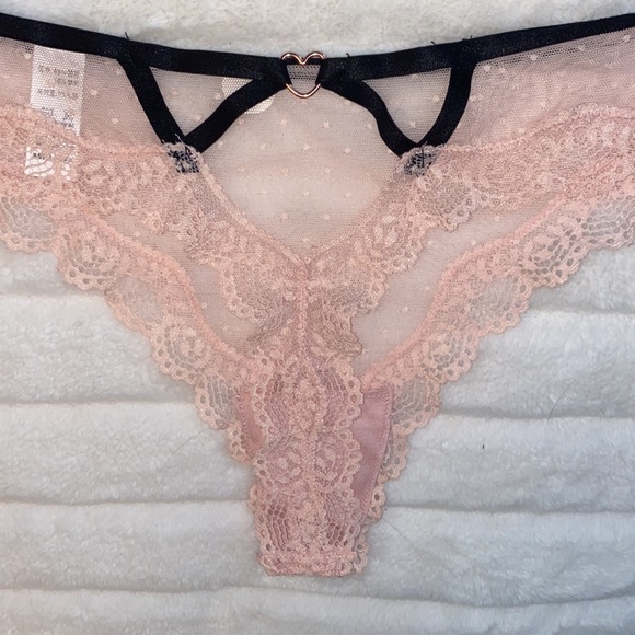 Victoria's Secret | Intimates & Sleepwear | Nwt Sheer Light Pink Cheeky ...